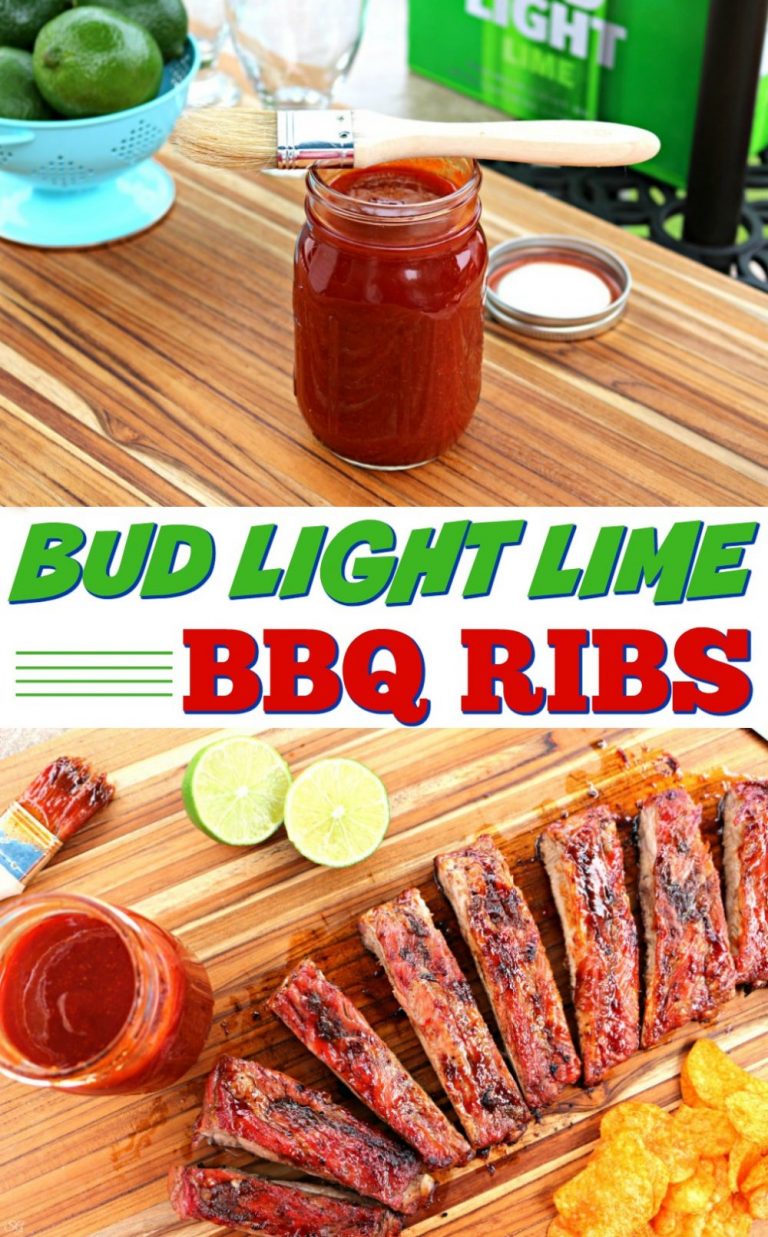 Bud Light Lime BBQ Sauce on Grilled Ribs | Scrappy Geek