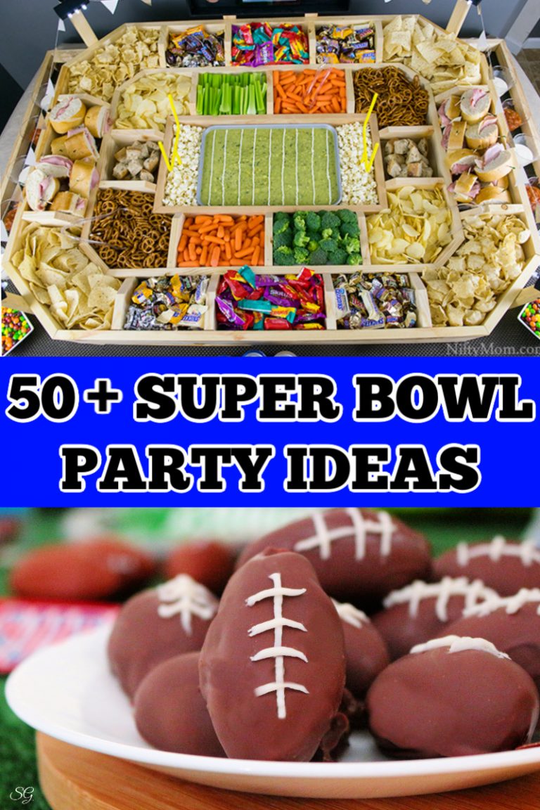50 Super Bowl Party Ideas to Celebrate | Scrappy Geek